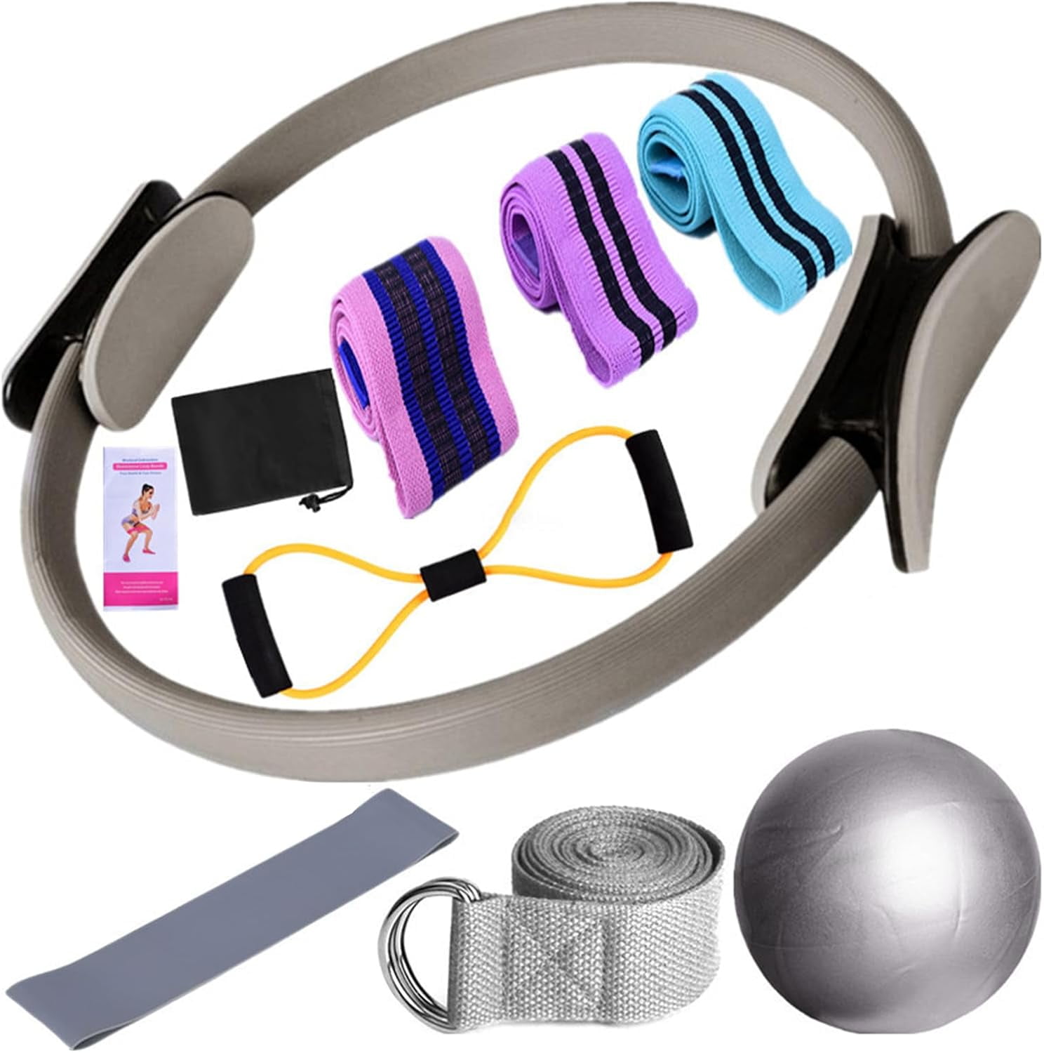 Pilates Essentials Kit for Women – Pilates Ring and Ball Set ...