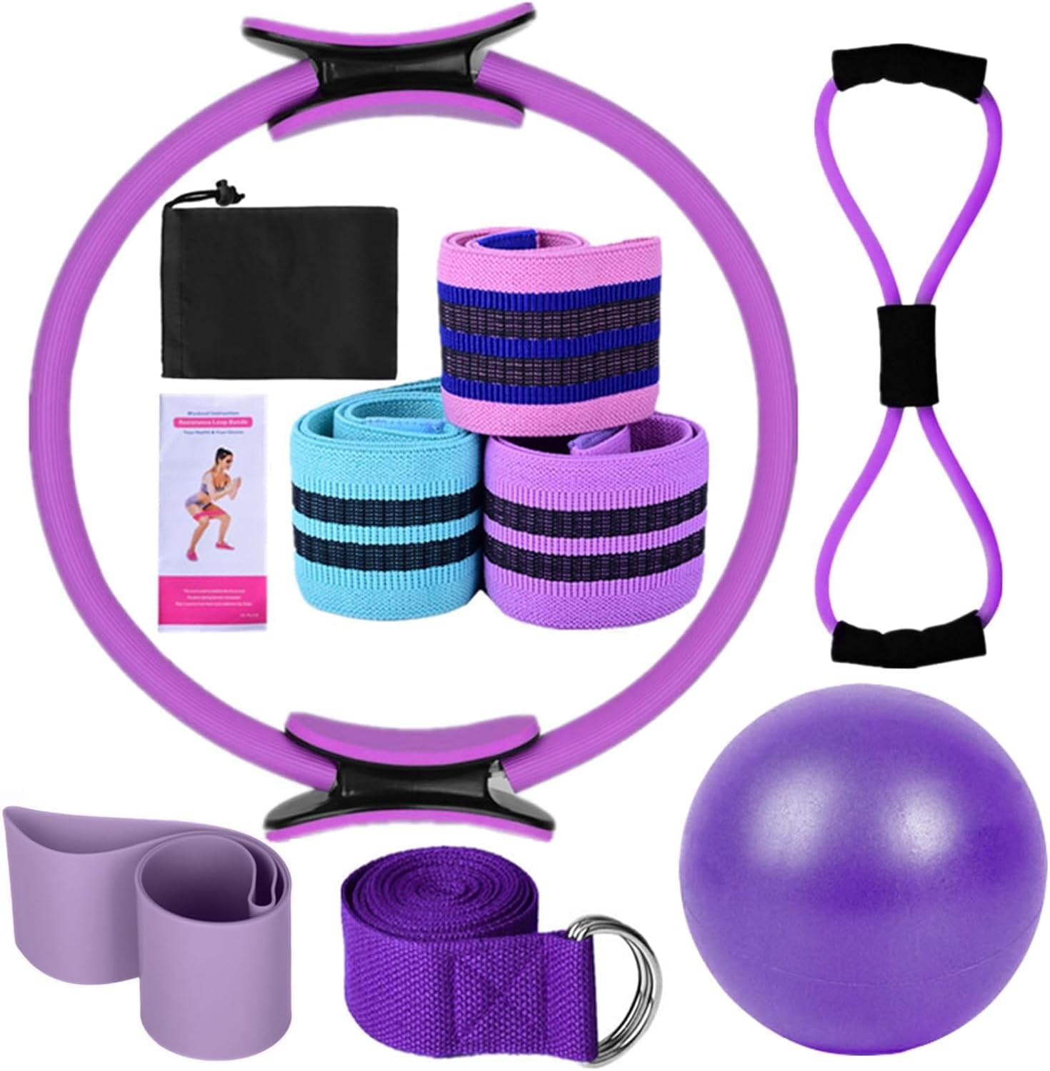 Pilates Essentials Kit for Women Yoga Sets for Women Pilates at Home ...