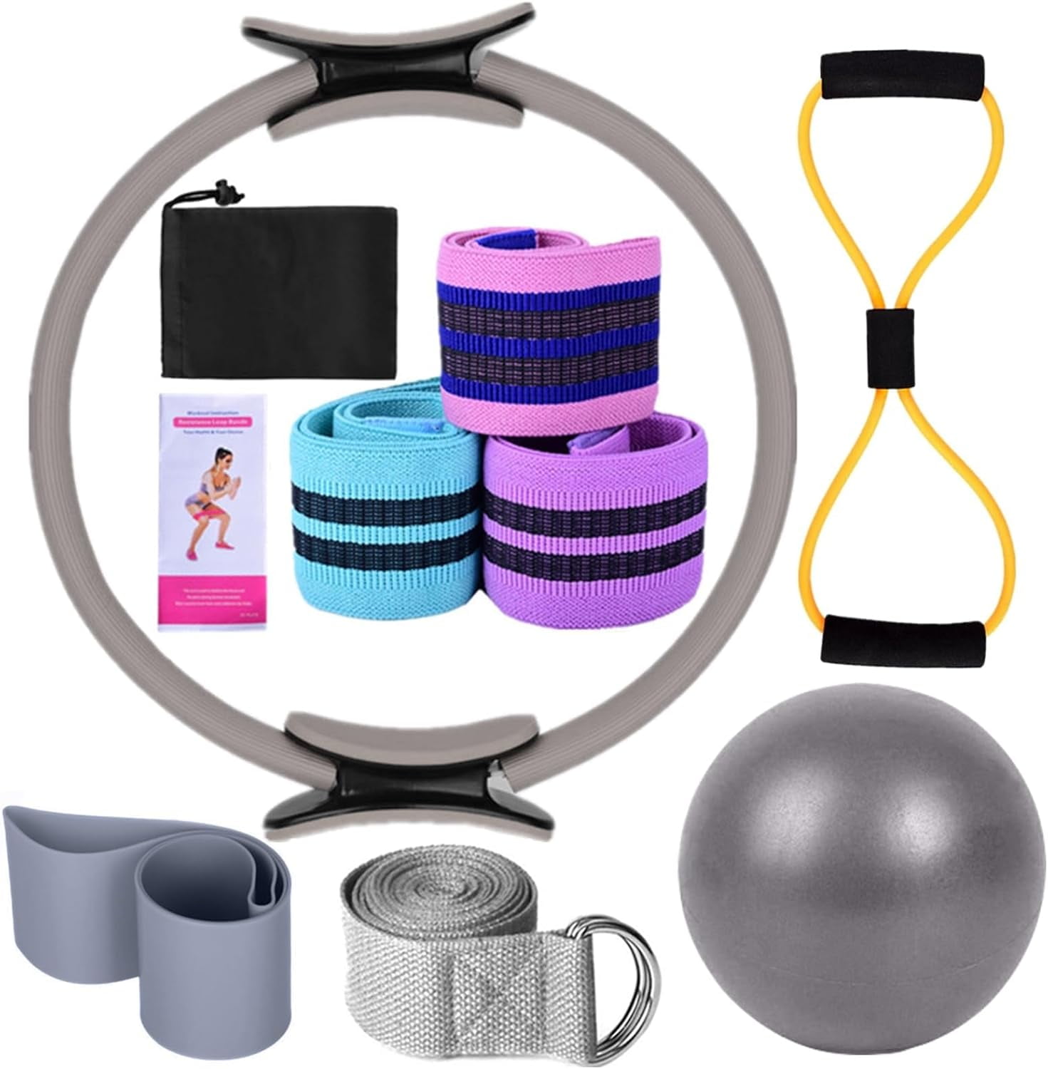 Pilates Essentials Kit for Women Yoga Sets for Women Pilates at Home ...