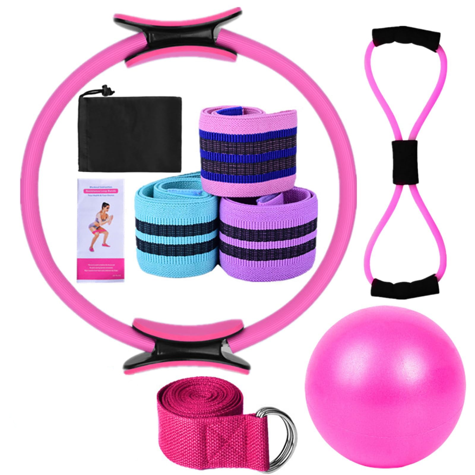 Pilates Essentials Kit for Women,Pilates Kit,Pilates Ring,Yoga Sets for ...