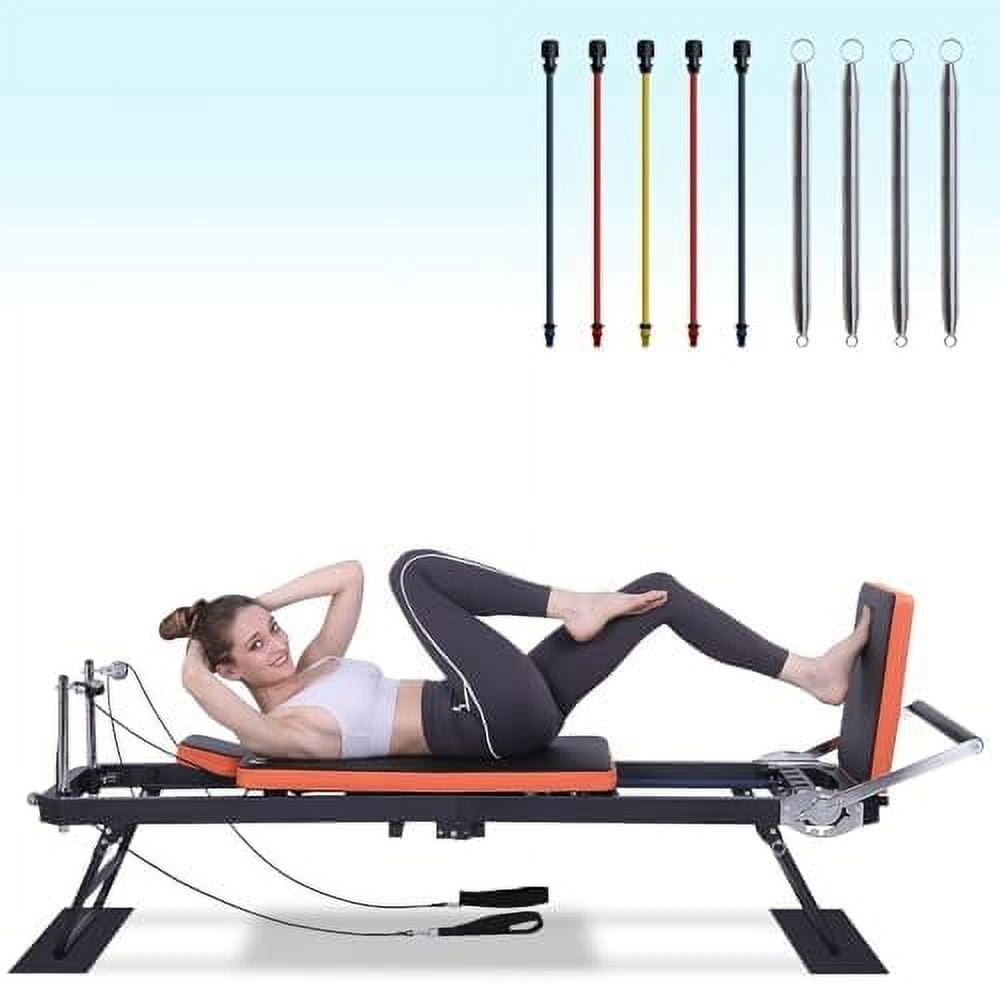 Pilates Reformer, Foldable Pilates Machine & Equipment for Home Use and ...