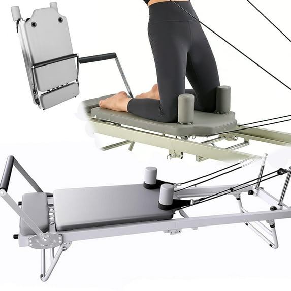 Pilates Reformer Machine Resistance Foldable, Reformer Pilates ...