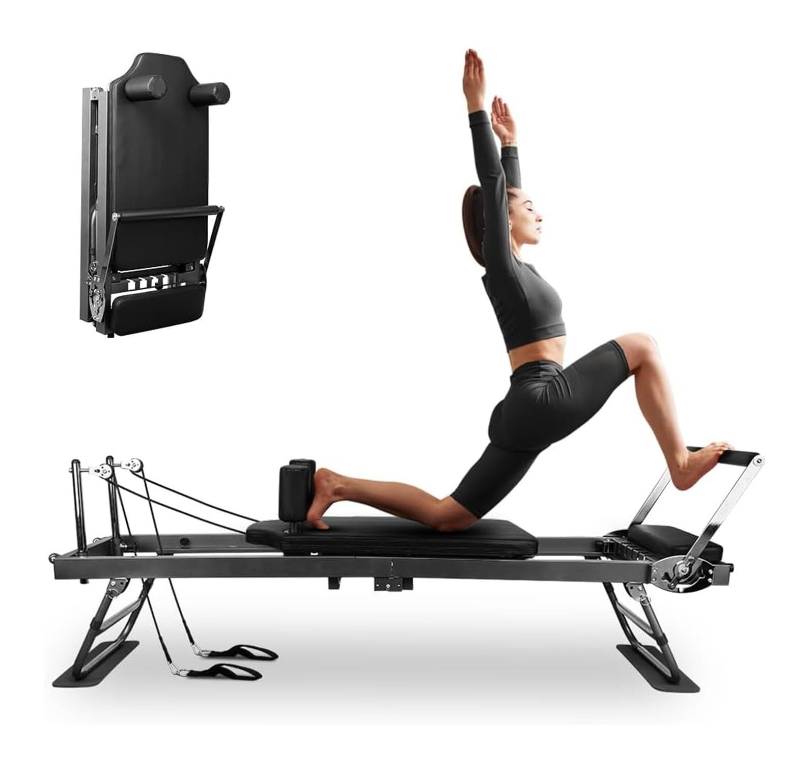 Pilates Reformer Set Foldable Pilates Exercise Machine Pilates Board ...