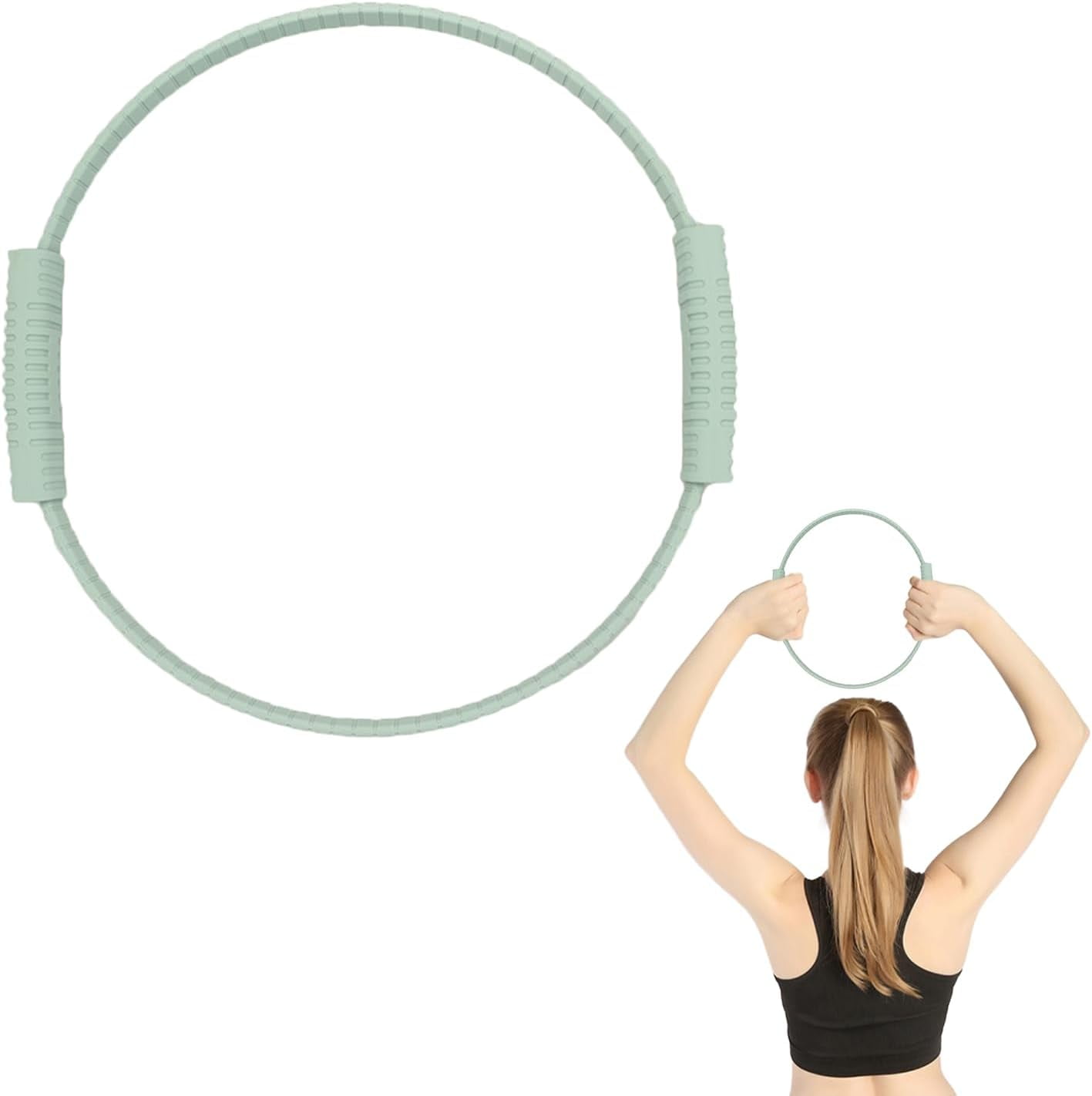 Pilates Ring, 13.5" Silicone Magic Circle, Inner Thigh Workout and Yoga ...