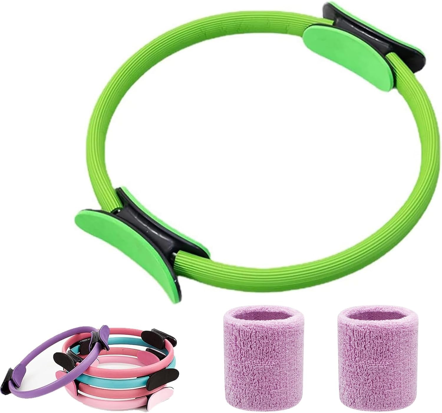 Pilates Ring Fitness Trainer, Pilates Ring Magic with Double Padded ...