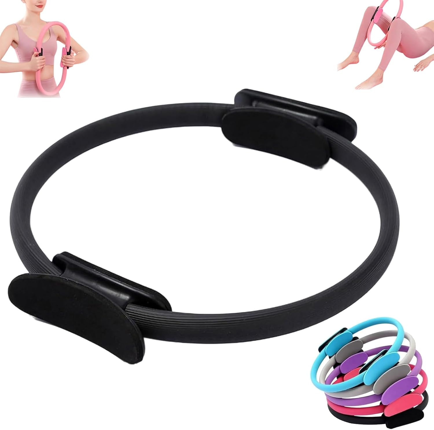 Pilates Ring Fitness Trainer, Pilates Ring Magic, with Dual Padded ...