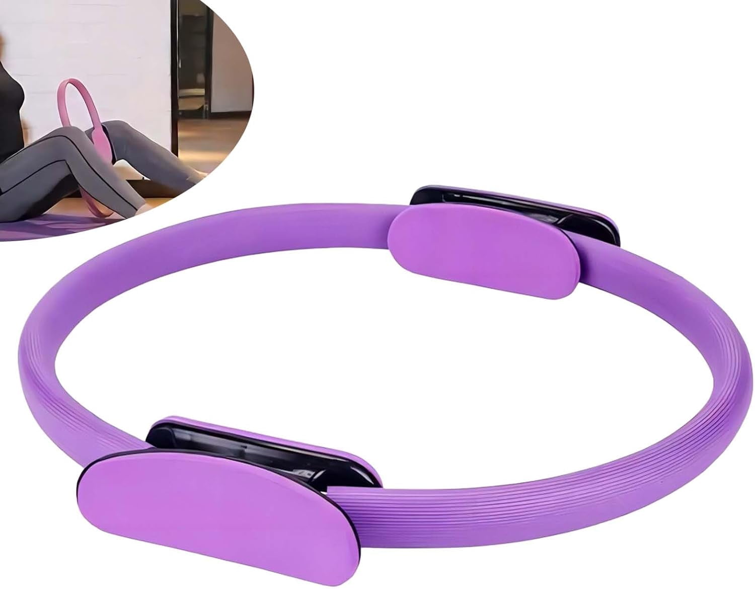 Pilates Ring, Pilates Ring and Ball Set with Double Padded Handles, 14. ...
