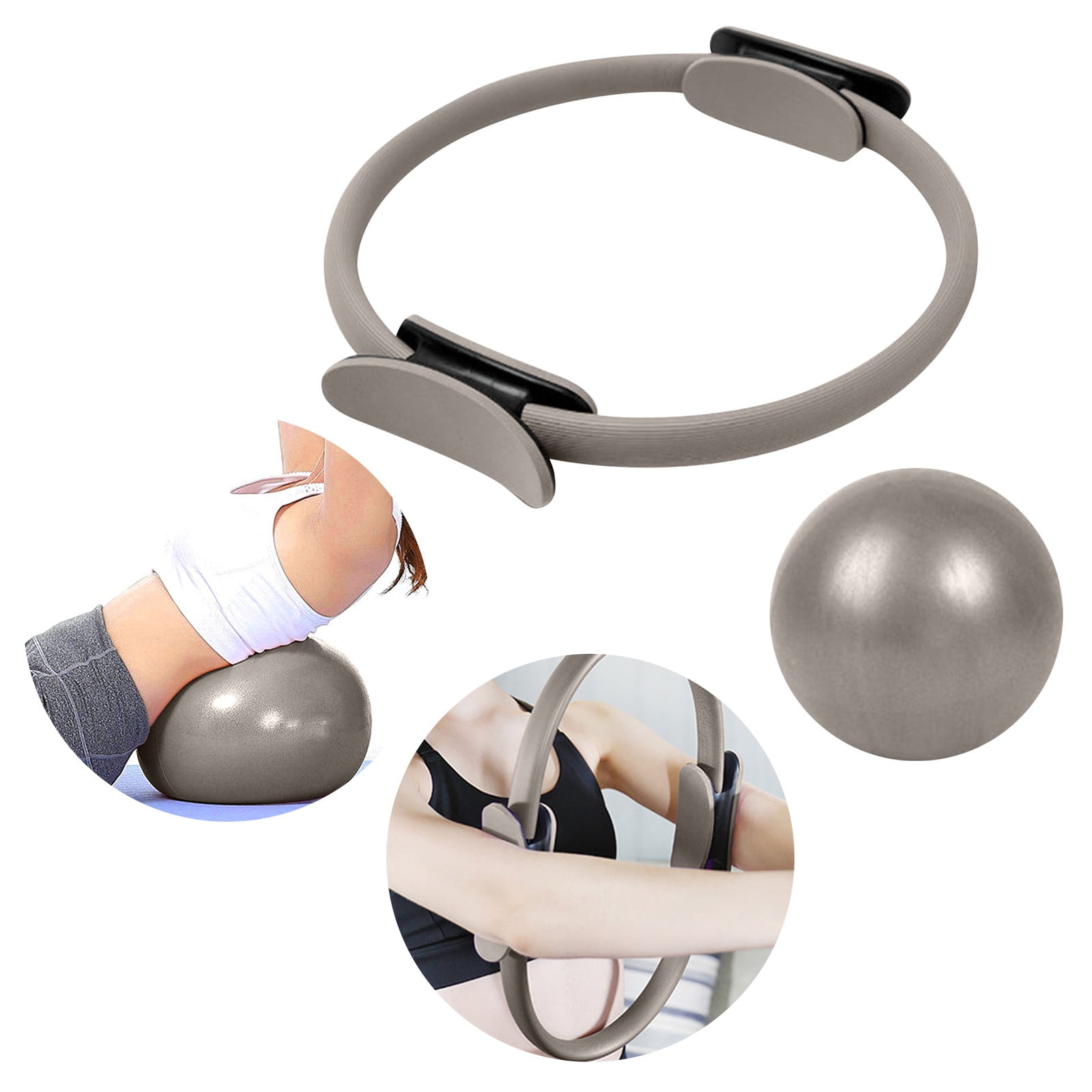Pilates Ring and Ball Set with 3 Resistance Bands Pilates Equipment ...