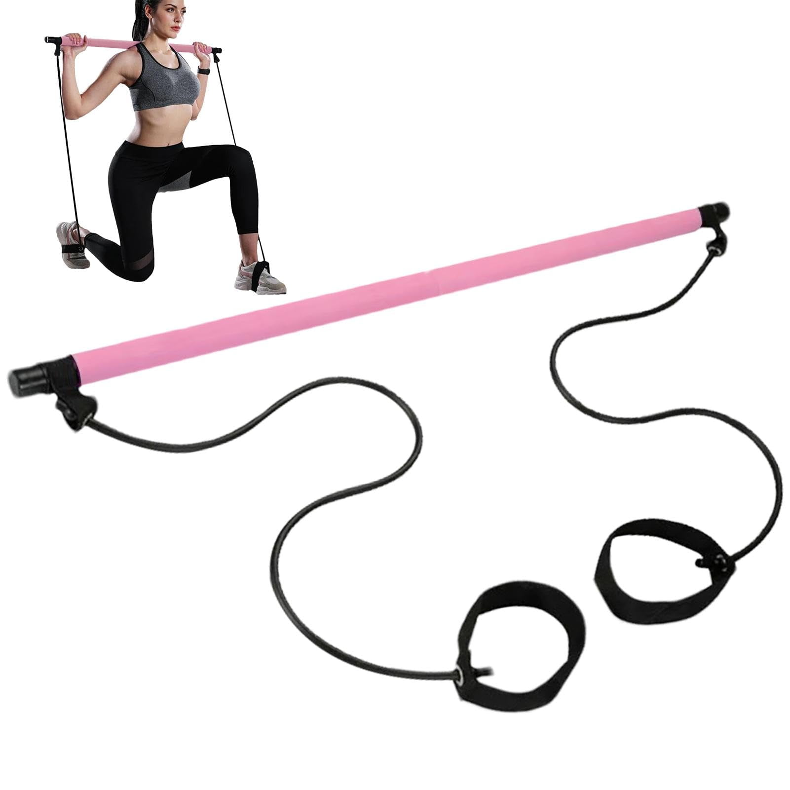 Pilates Sculpt Bar, Portable Yoga Pilate Stick, Pilates Bar Kit With ...