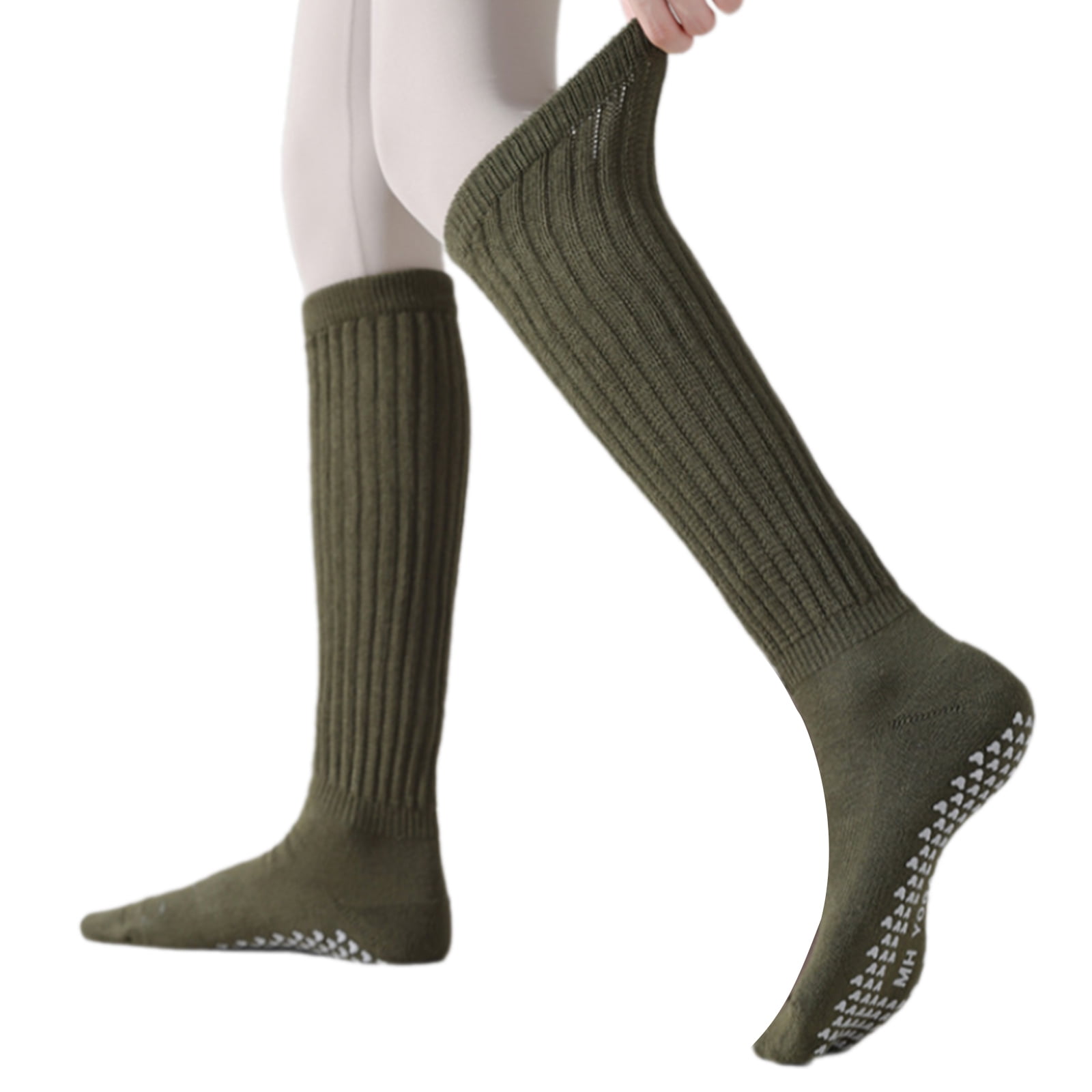 Pilates Socks with Nonslip Grippers,Grip Yogas Socks Crews Grippy Socks ...