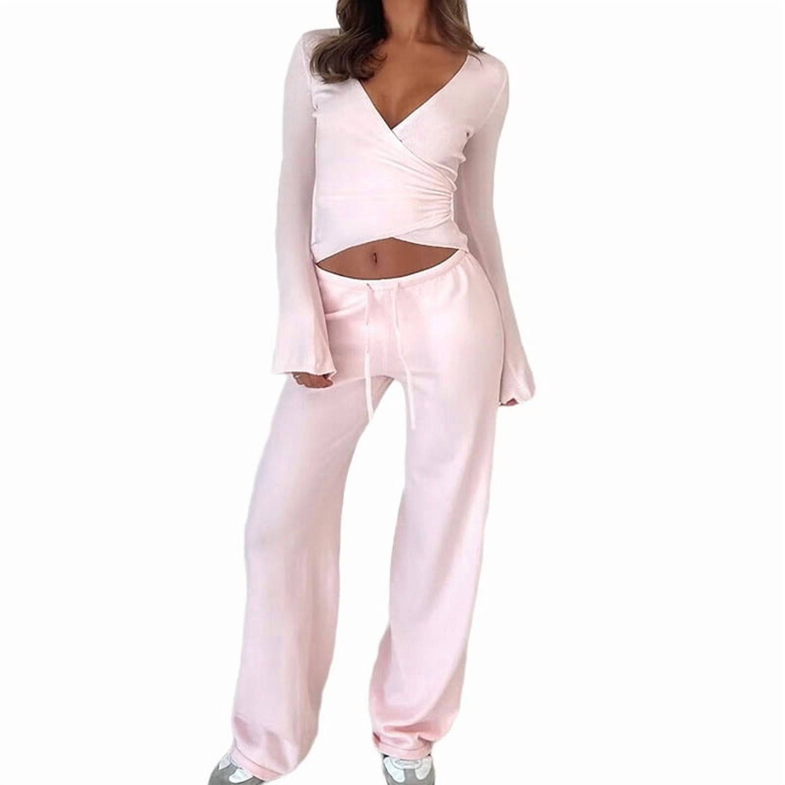 Pilates Wrap Top for Women Yoga Wrap Tops Ballet V Neck Long Sleeve Tie ...