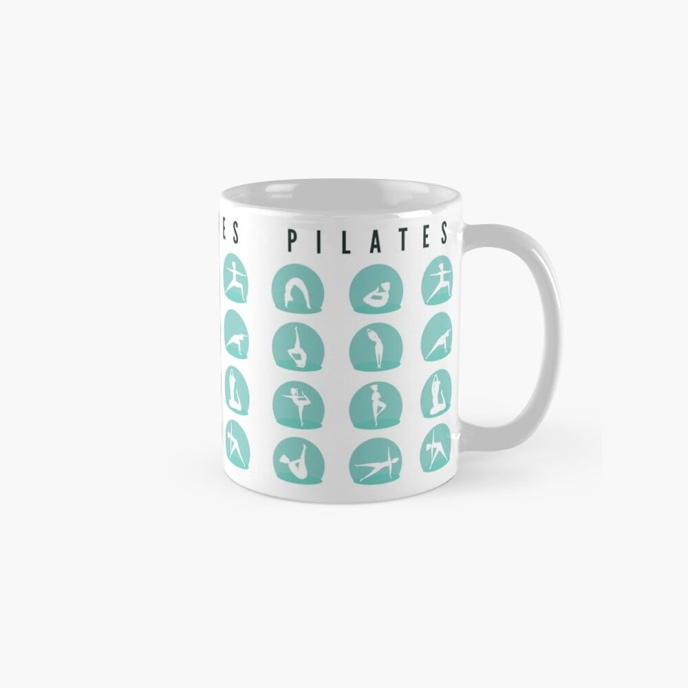 Pilates postures. Classic Mug - Walmart.com