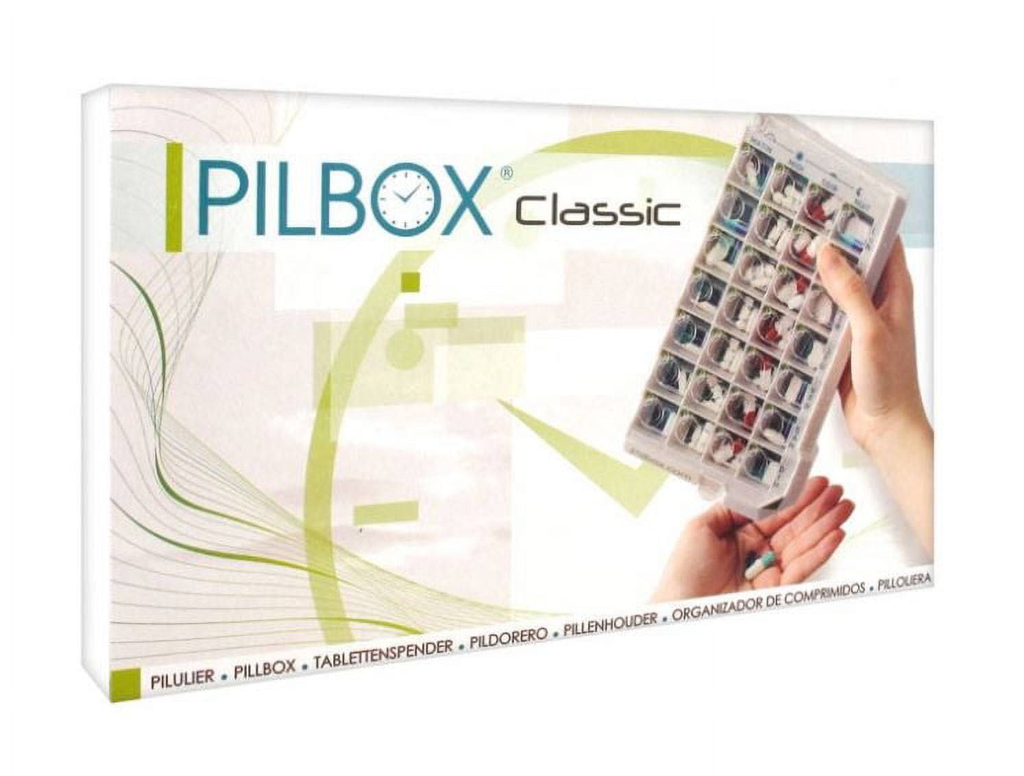 Pilbox Classic - Pill Sorting Box - Walmart.com