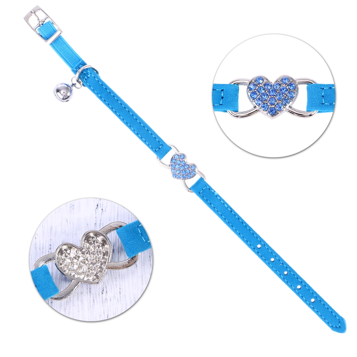 Pile Coating Pet Collar Adjustable Peach Heart Design Personalized ...