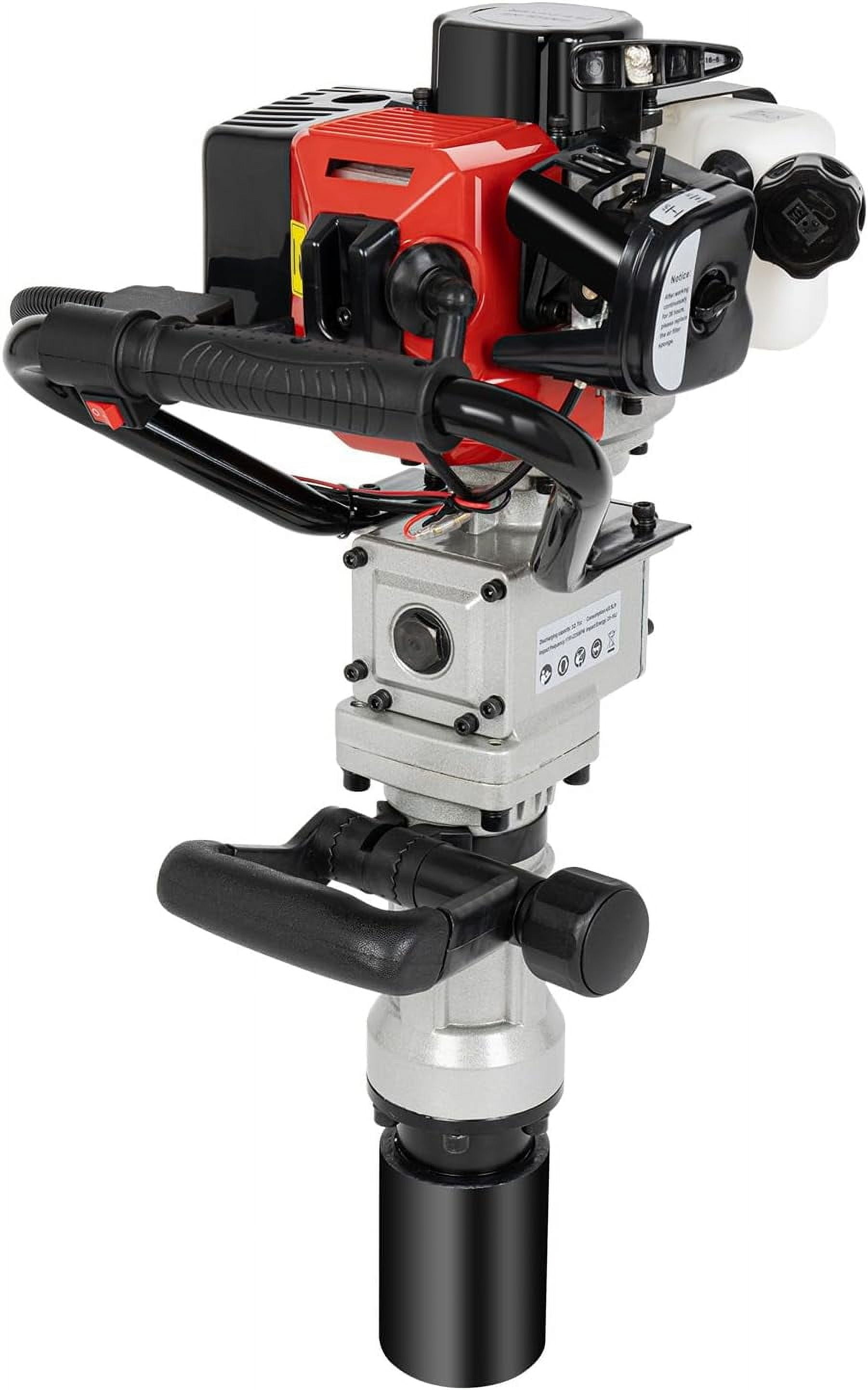 Pile Driver Gas Pile Driver Hammer 32.7CC/52CC 2Strok T Post Driver Gas ...