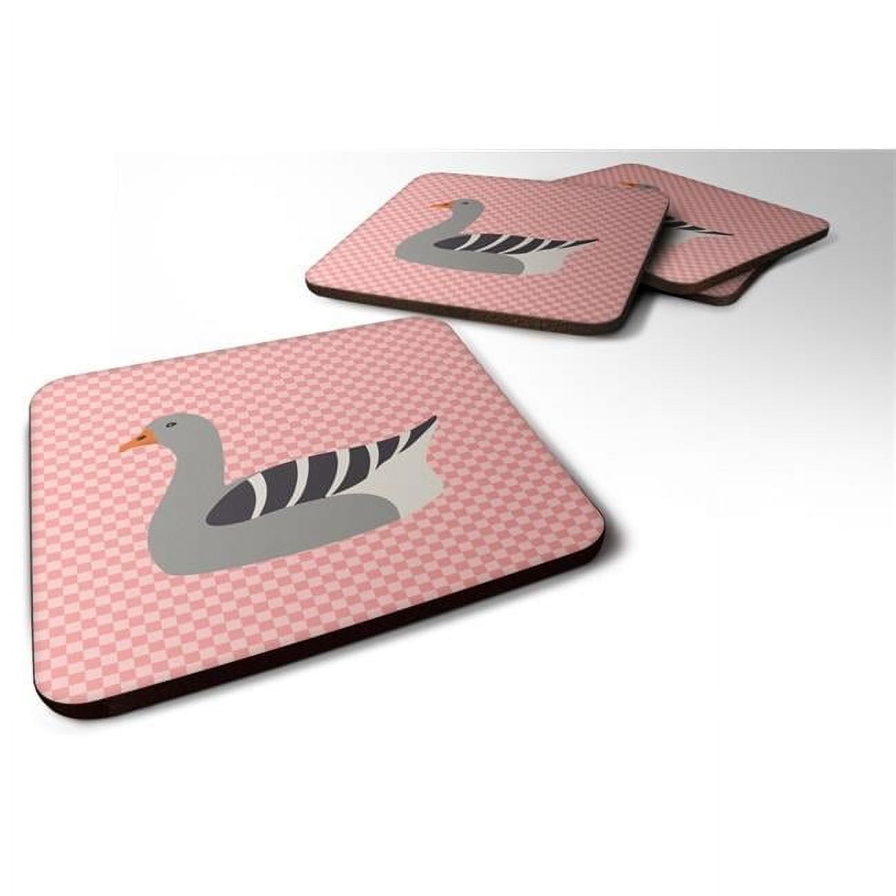 Pilgrim Goose Pink Check Foam Coaster - Pink - Walmart.com