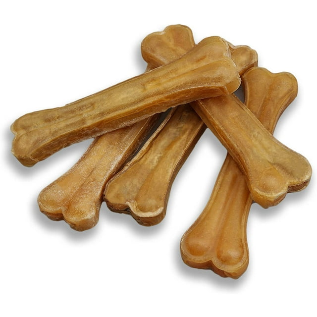 Pilgrim Pet 5-Pack of AIF4 Premium Compressed Rawhide Bones for Dogs ...