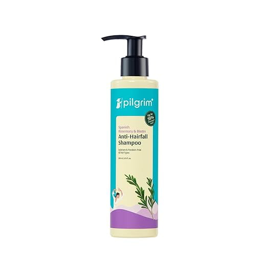 Pilgrim Spanish Rosemary & Biotin Anti Hairfall Shampoo for Reducing ...