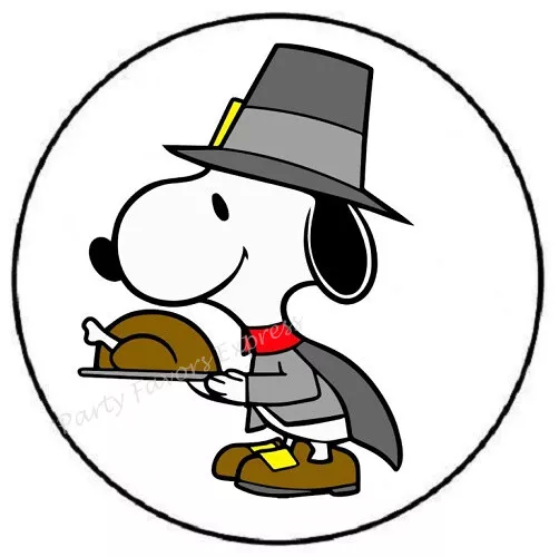 Pilgrim Thanksgiving Sticker Party Favors Sticker Envelope Seals Labels ...