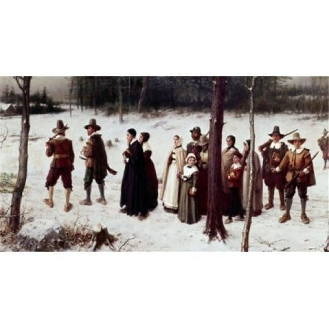 Pilgrims Going To Church 1867 George Henry Boughton - 1833-1905 ...