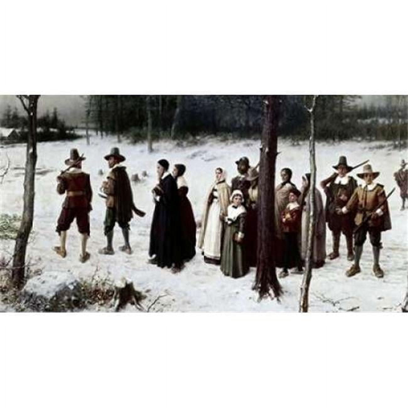 Pilgrims Going To Church Poster Print by George Henry Boughton, 24 x 36 ...