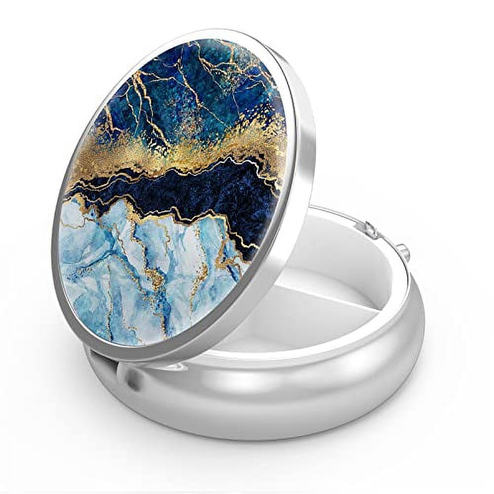 Pill Box 3 Compartment Medicine Pill Case,Portable Pill Box for Pocket ...