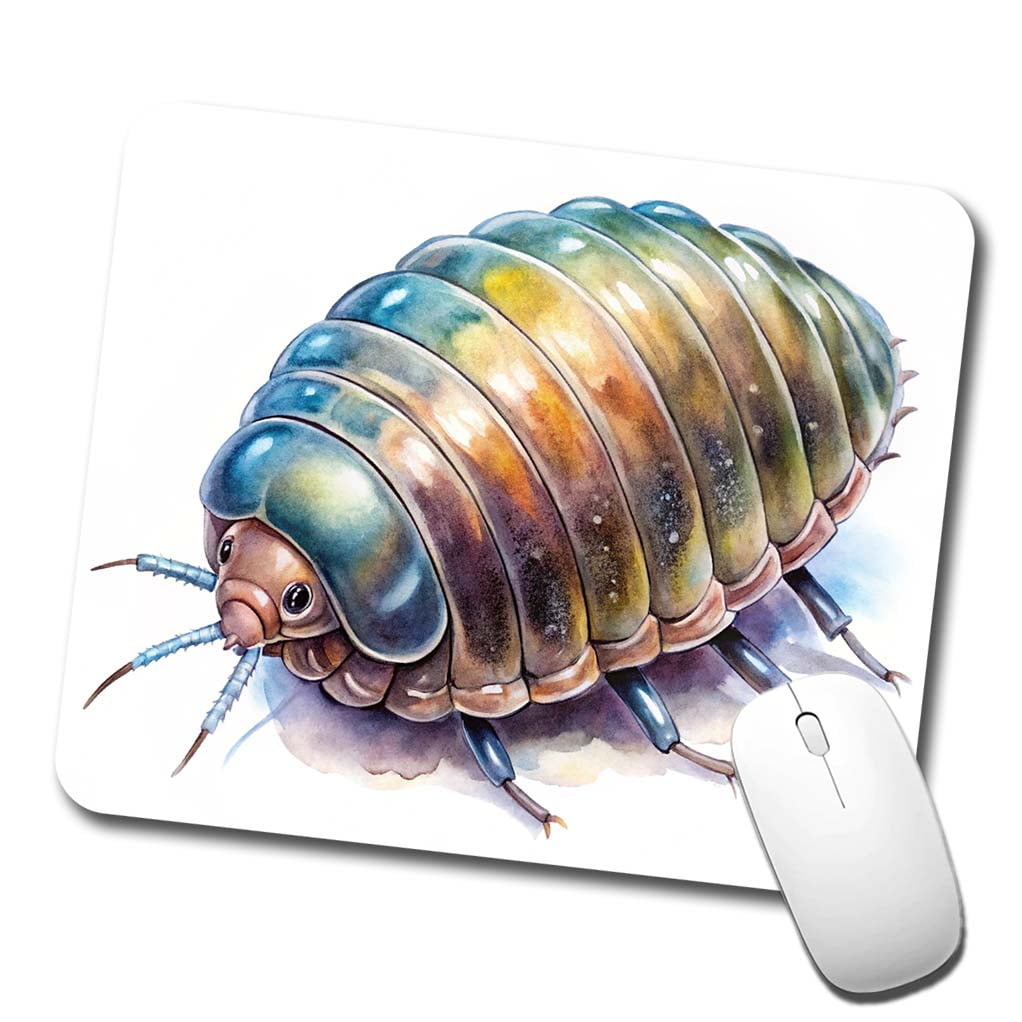 Pill Bug Watercolor Mouse Pad Low Profile Gaming Mat - Walmart.com