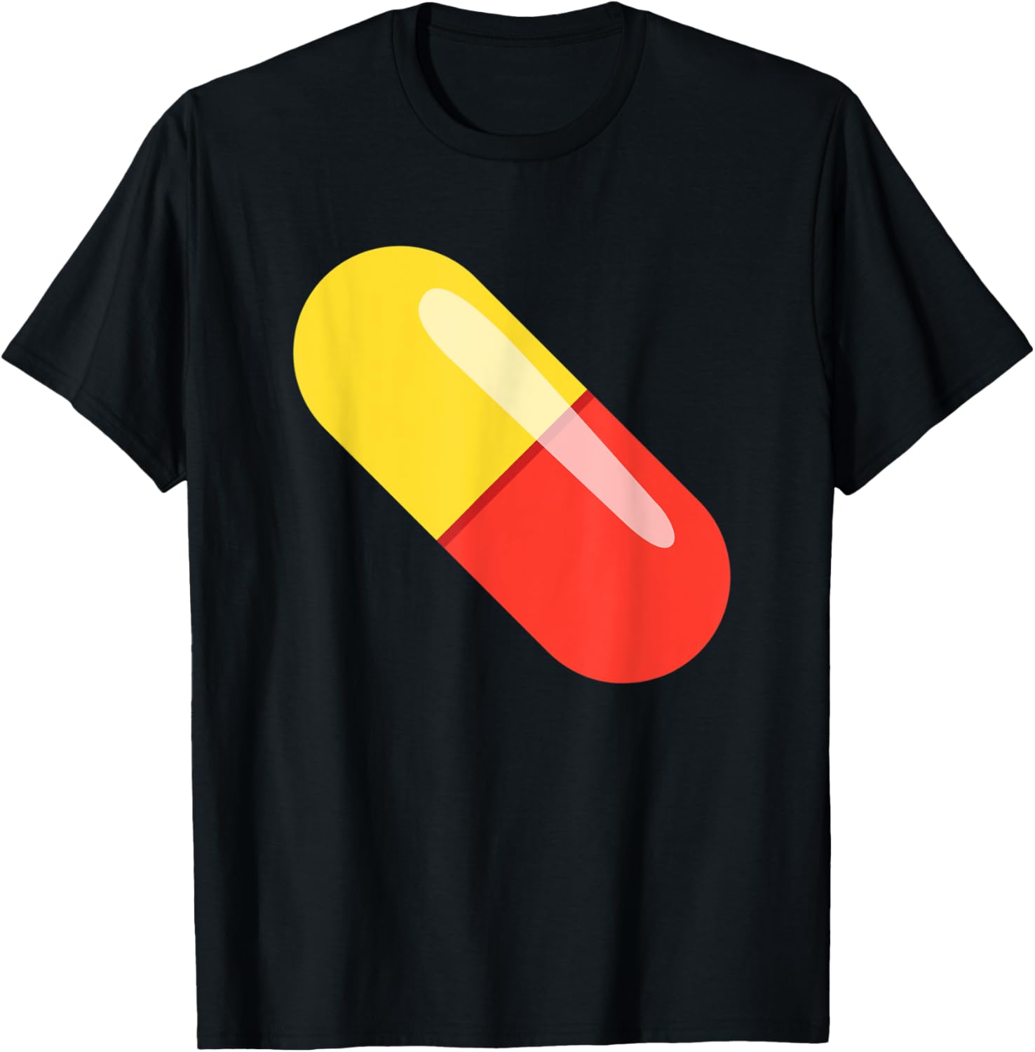 Pill Capsule Tablet Costume T-Shirt men and women can wear, black ...