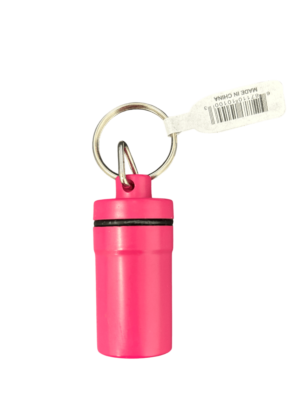Pill Case Keychain, Portable Travel Pill Holder with Secure Screw Top ...