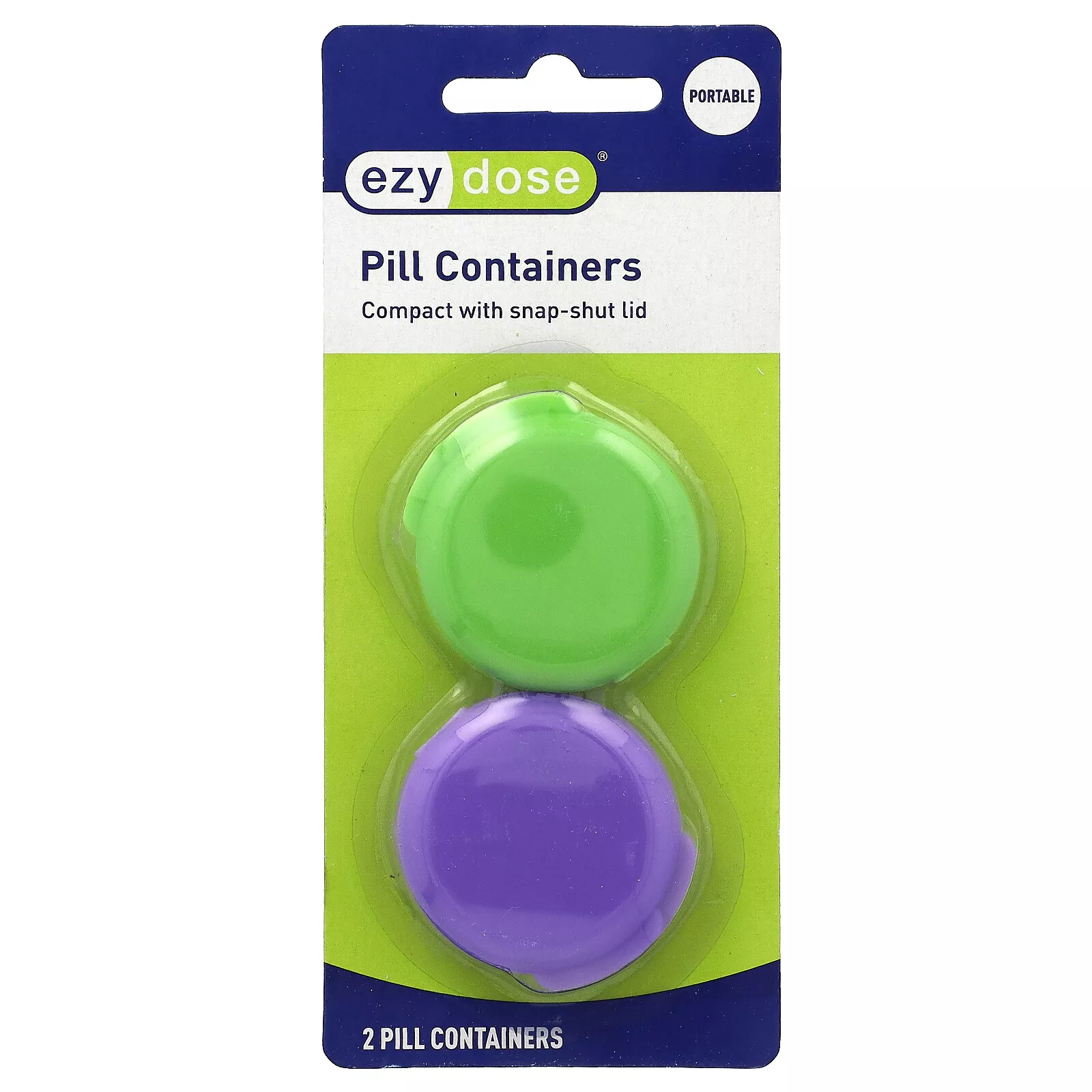 Pill Containers, 2 Count - Walmart.com