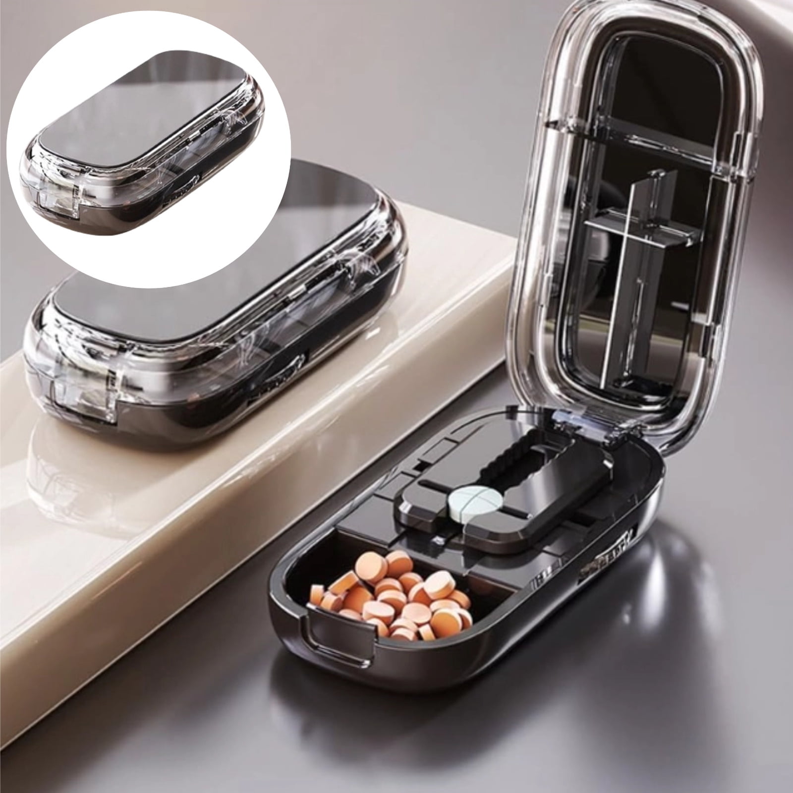 Pill Cutter, Adjustable Pill Cutter and Splitter for Multiple Pills ...