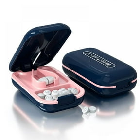 Equate Pill Cutter with Safety Shield and Magnifier, Plastic HSA/FSA ...