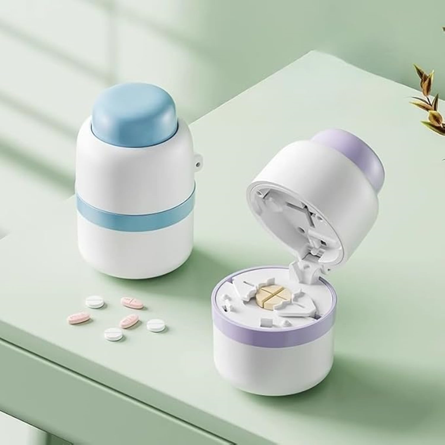 Pill Cutter - Pill Splitter with Stainless Steel Blade for Cutting ...