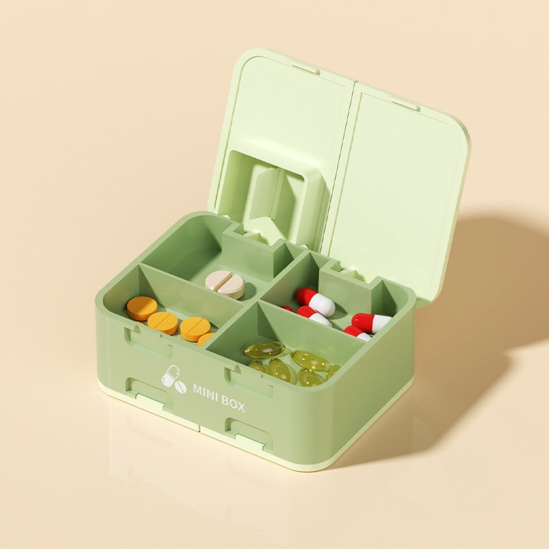 Pill Cutter,Plastic Rectangular Portable Medicine Divider and Tablet ...