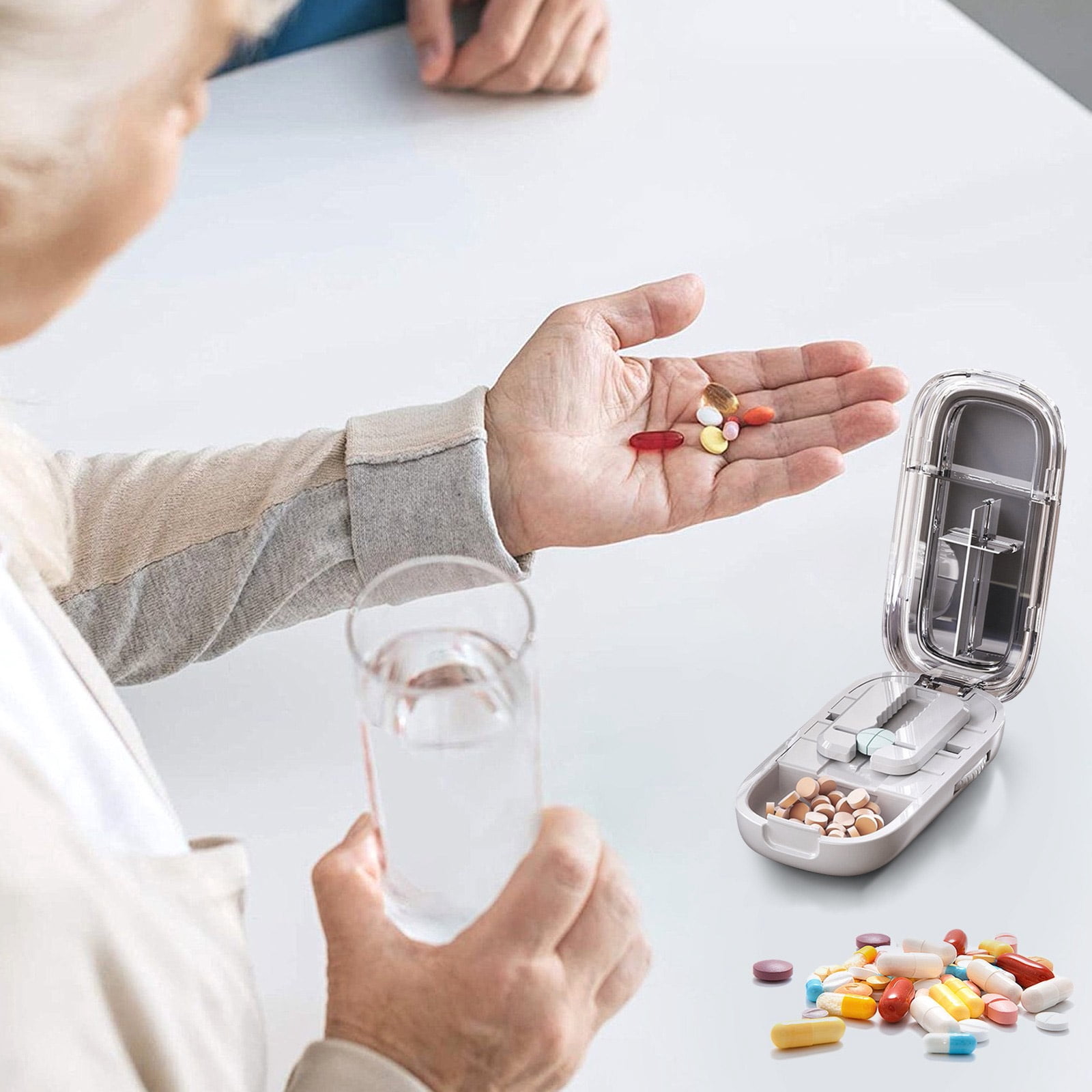 Pill Cutter Splitter for Small and Tiny Pills, Accurate Multi-Pill ...