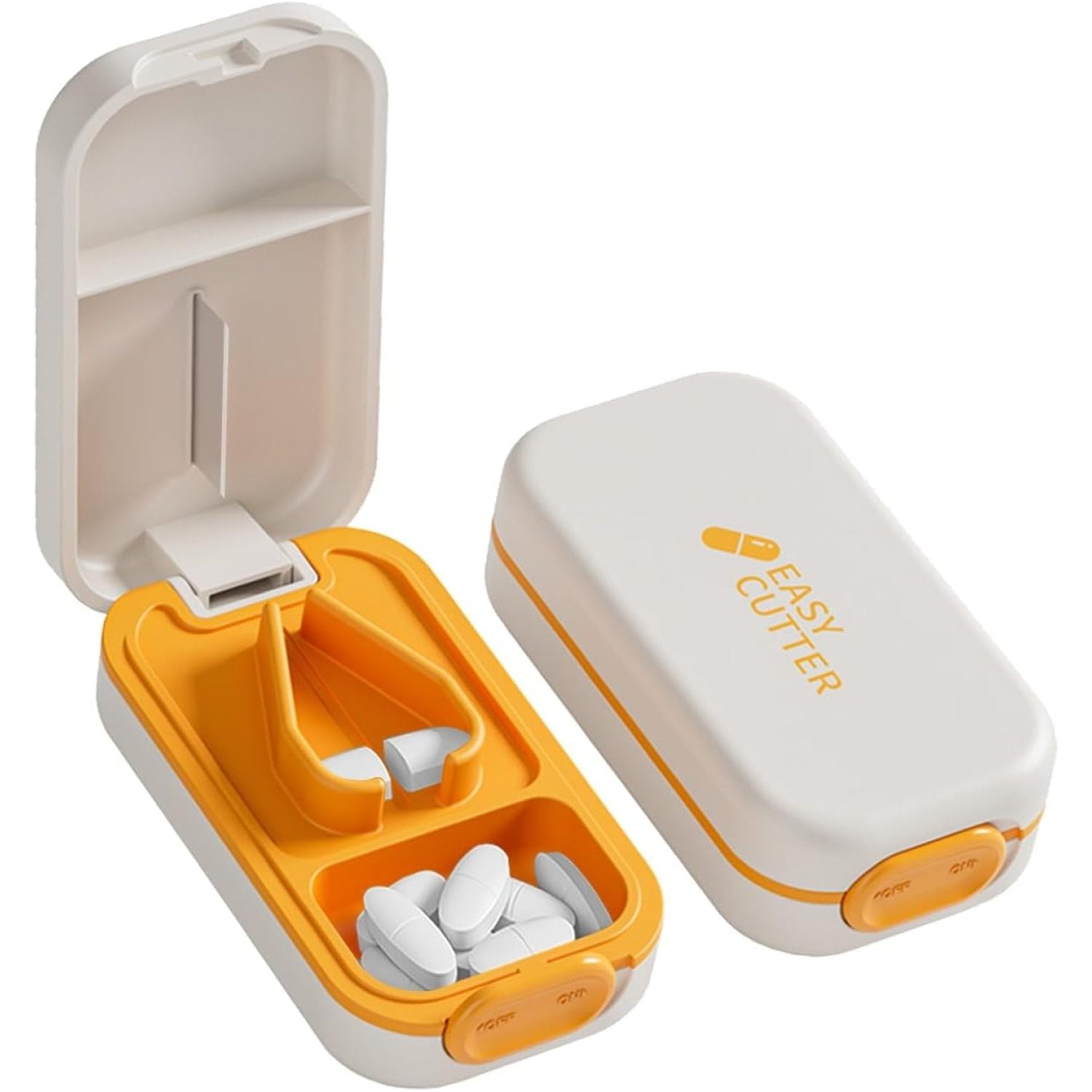 Pill Cutter Splitter for Small or Large Pills with Safety Lock ...