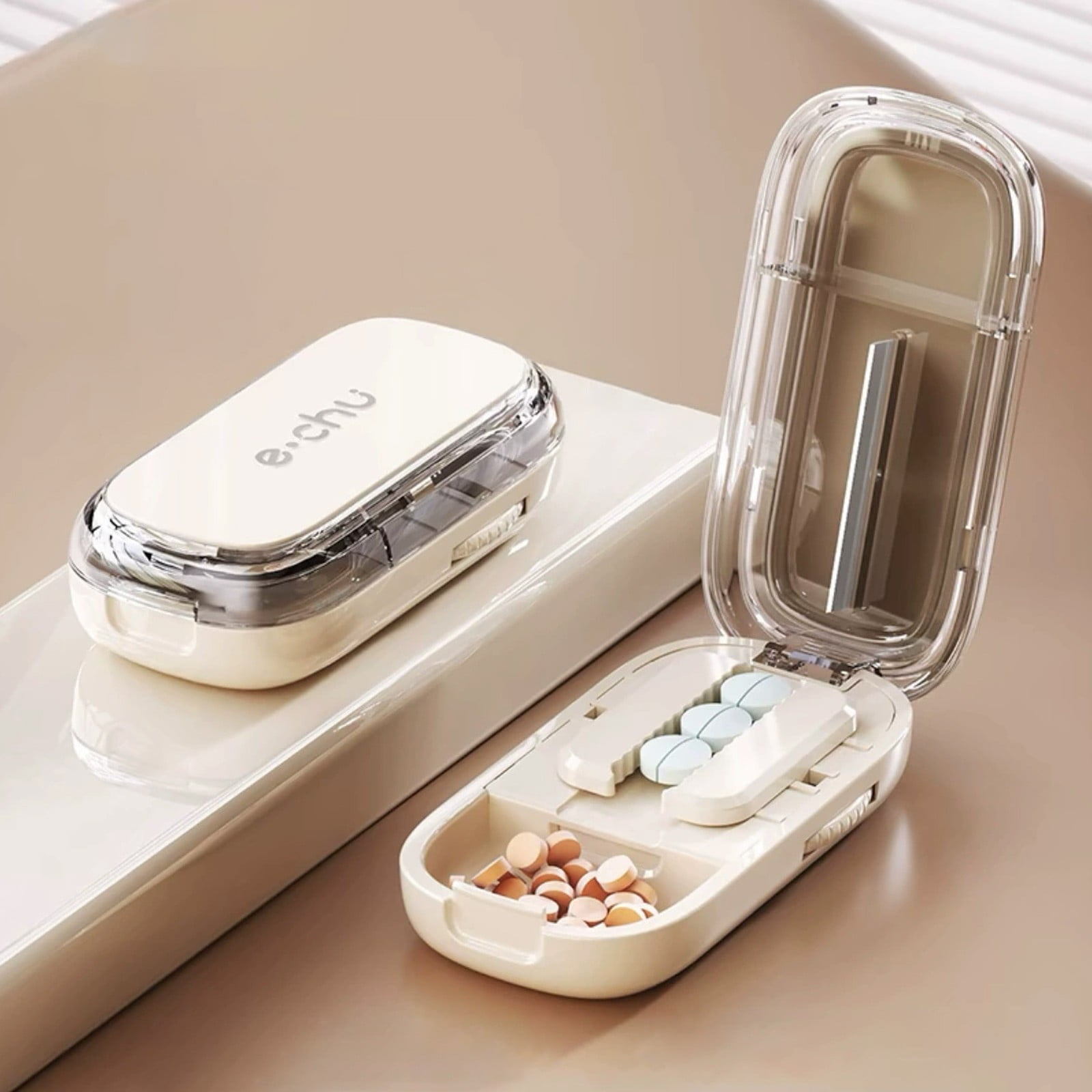 Pill Cutter Splitter with Centering Device, Multiple Pieces Can Be ...