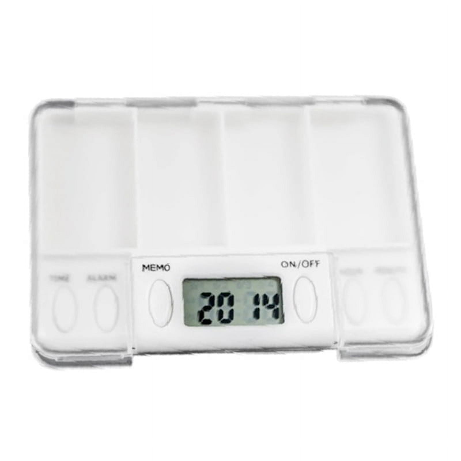 Pill Dispenser Container Alarm Clock Taking Medicine Reminder Smart ...