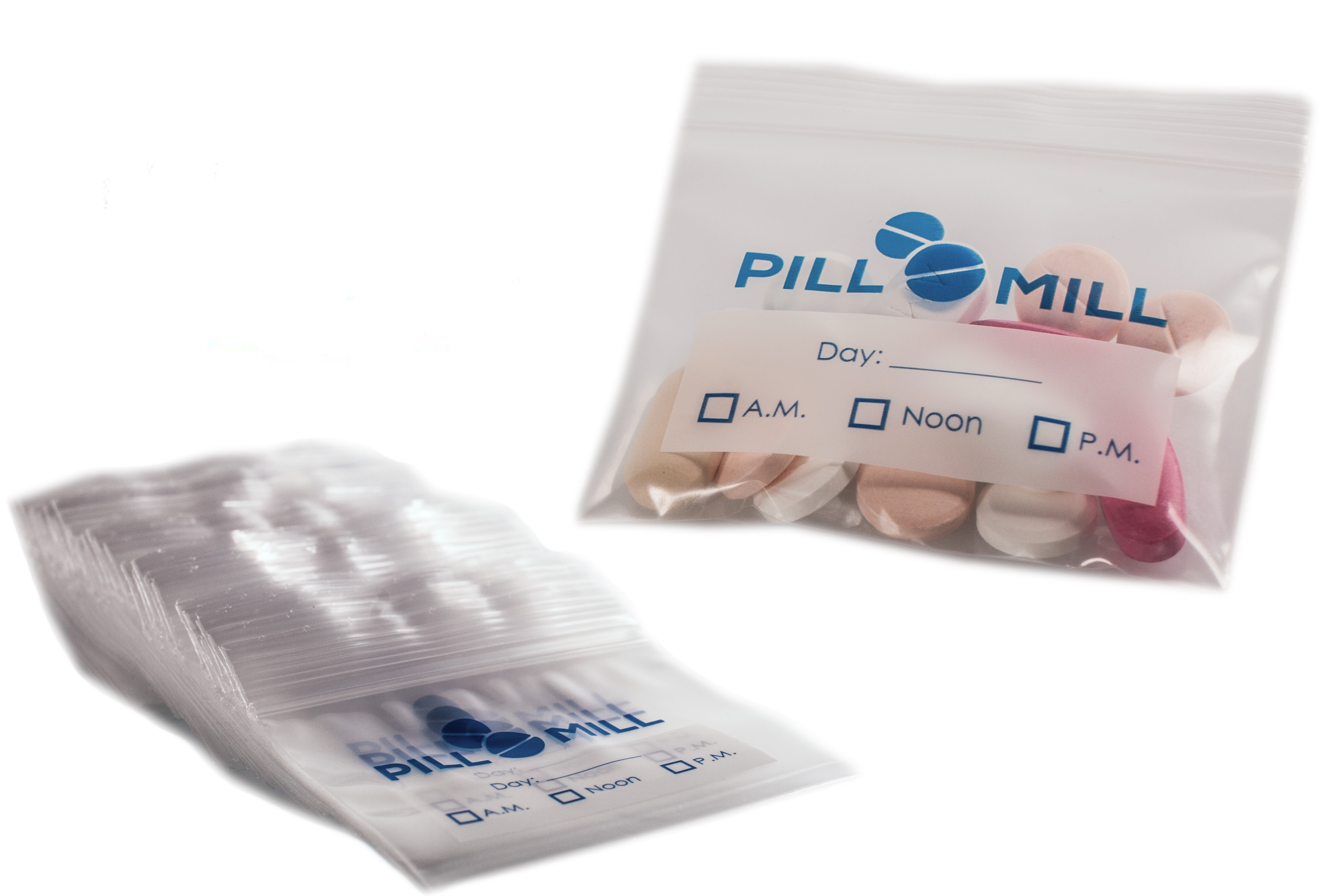 Pill Mill Pill Bag Count - Size 3" x 2" 3 Mil – Plastic Pill Pouches ...
