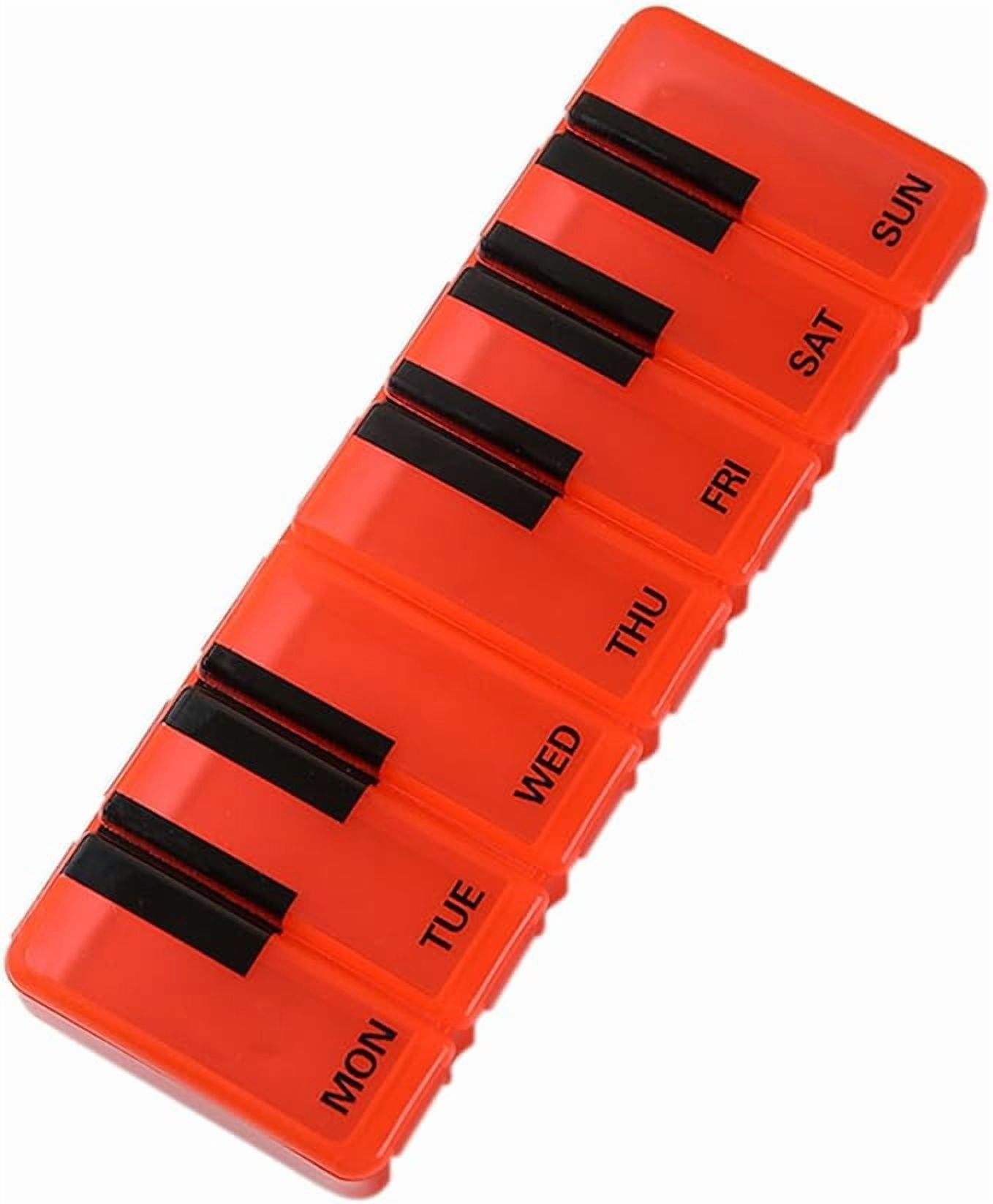 Pill Organizer 7 Day for Travel BPA Free Weekly Pill Organizer Piano ...