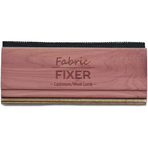 Pill Remover Comb Double Edge Design Natural Cedar Wood Handle For Wool ...