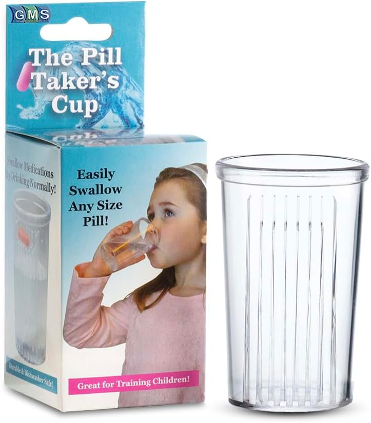 Pill Taker Cup Medication Medicine Swallowing Drinking Aid Youth Children Kids - Walmart.com