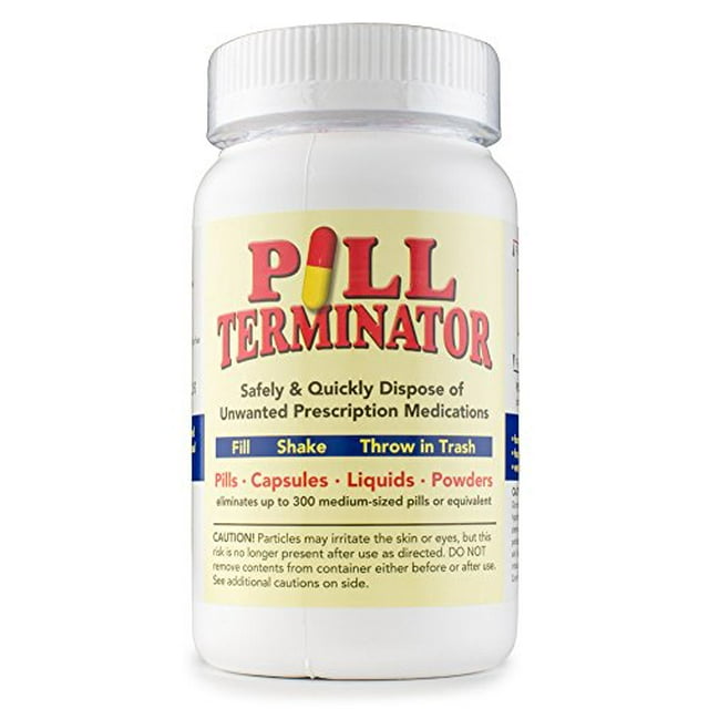 Pill Terminator Safe Pill Disposal Container - Walmart Business Supplies