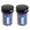Pill Thing Monster Jr Round Holder Pill Dispenser Bottle with Labels, 2 ...