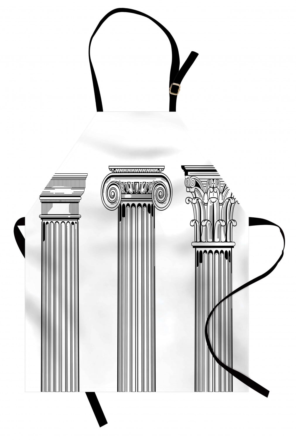 Pillar Apron Antique Theme Column Capitals Illustration Ancient Style ...