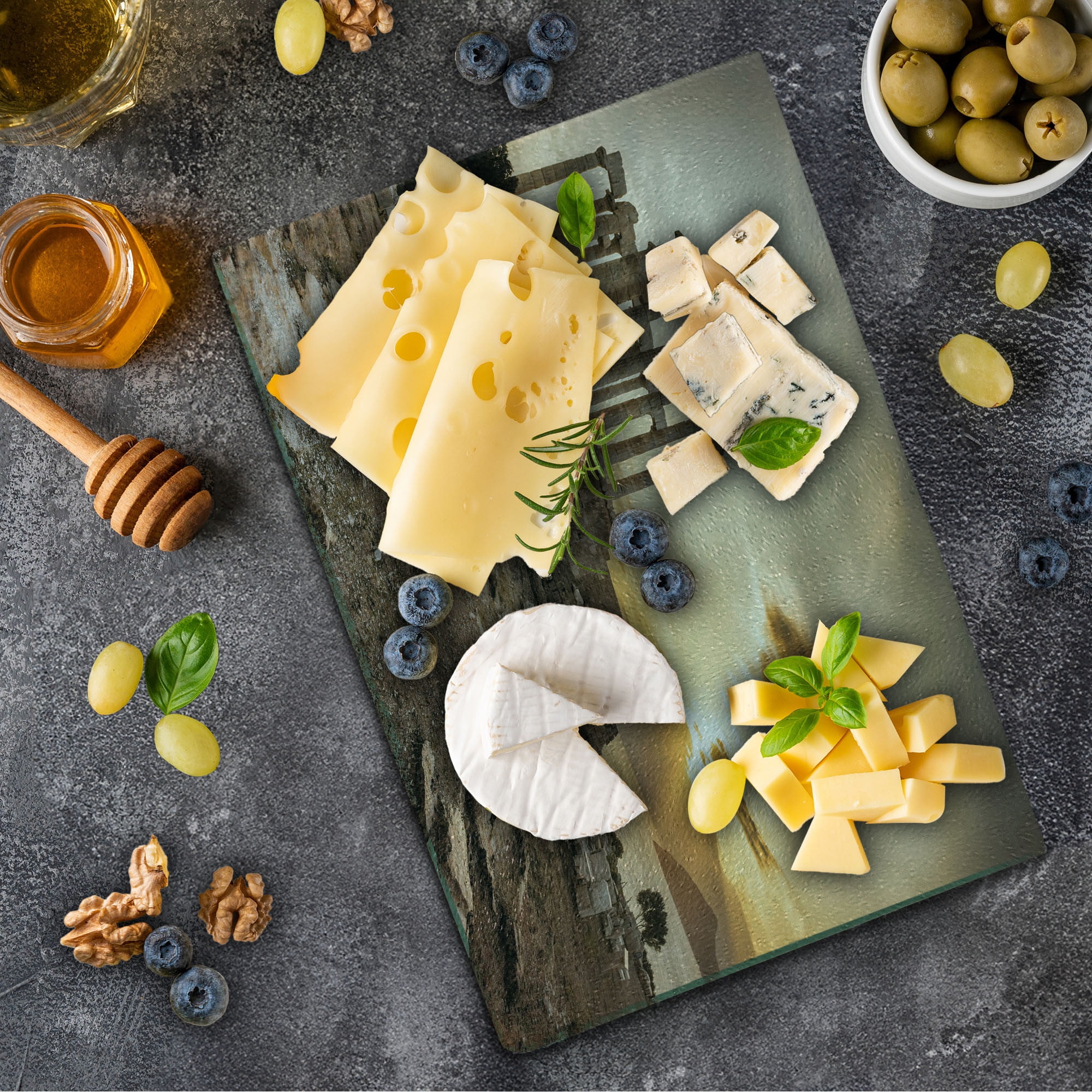 Pillar Cutting Board, Greek Building Poseidon at the Sunset Sea and the ...