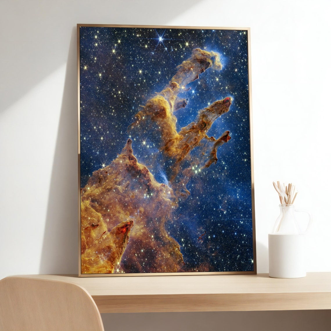 Pillars Of Creation Canvas, Nasa James Webb Space Telescope First ...