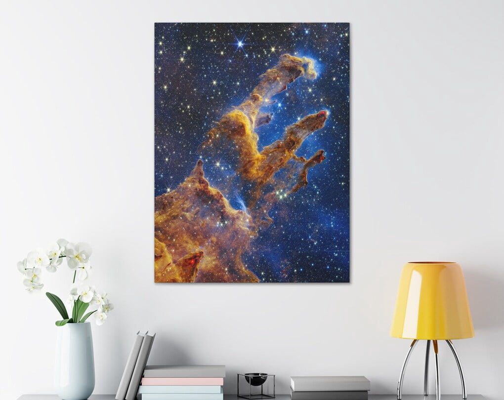 Pillars Of Creation Wall ,Decor For Living Room Bedroom, 12x18 UNFRAMED ...