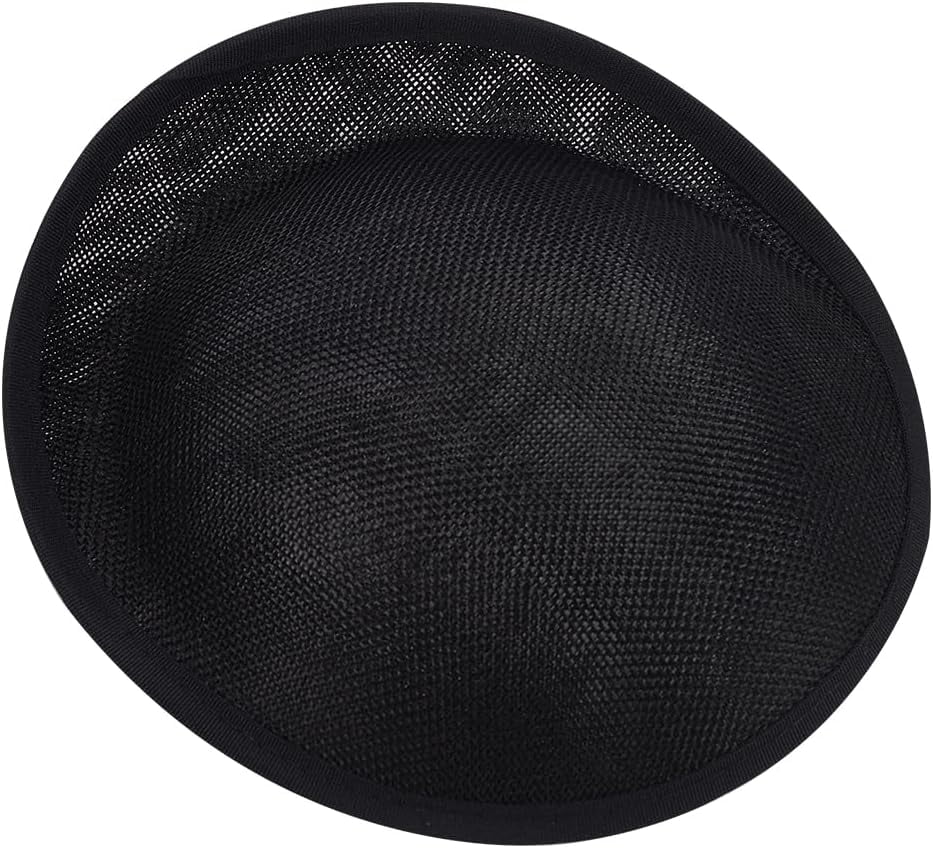 Pillbox Stewardess Fascinator Hat Base Linen Brim Hat Base Millinery ...