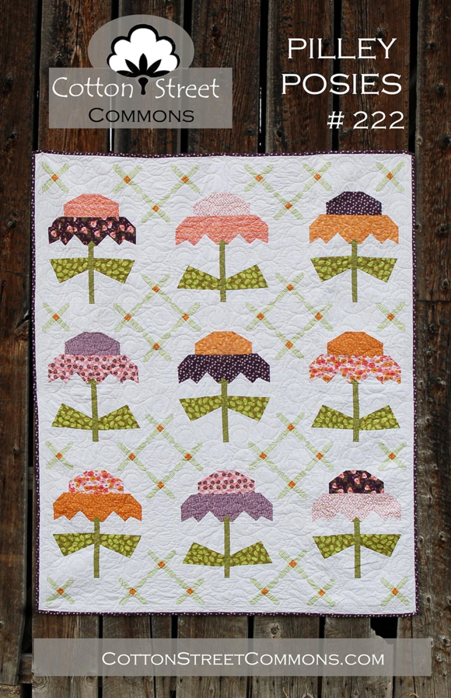 Pilley Posies Quilt Pattern - Walmart.com